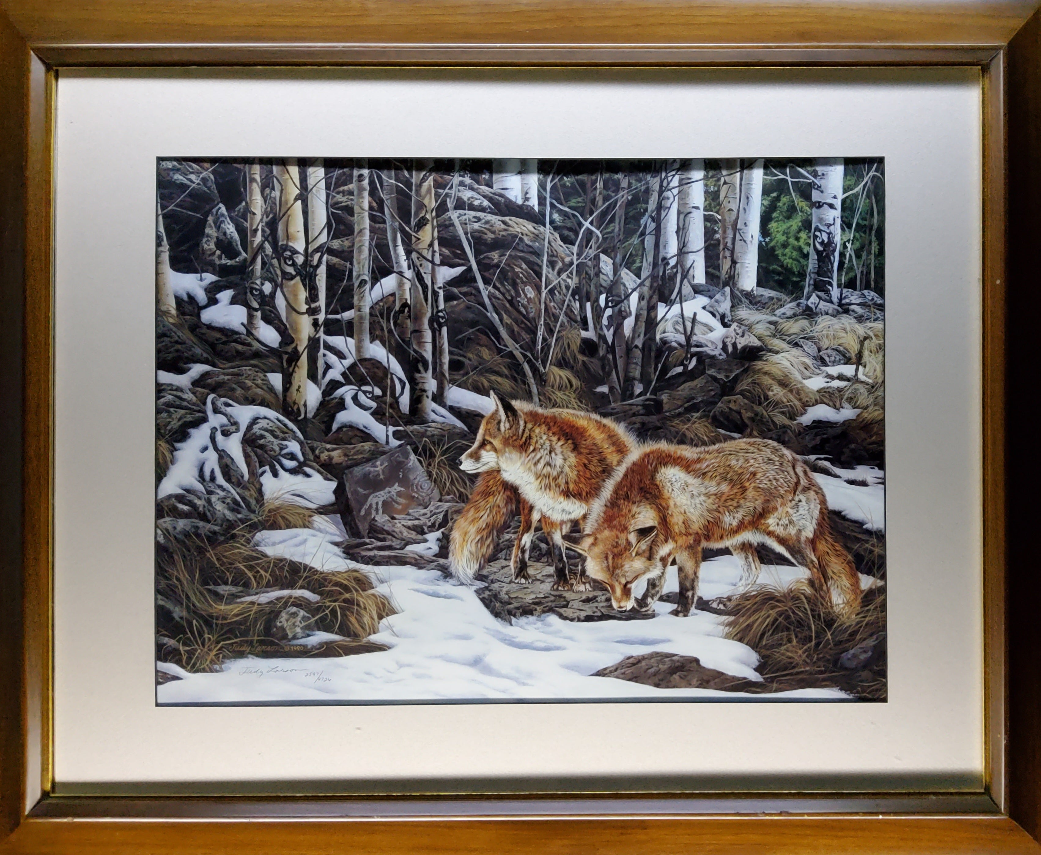 Judy Larson - Two Foxes - BLL | Metro Gallery Nebraska